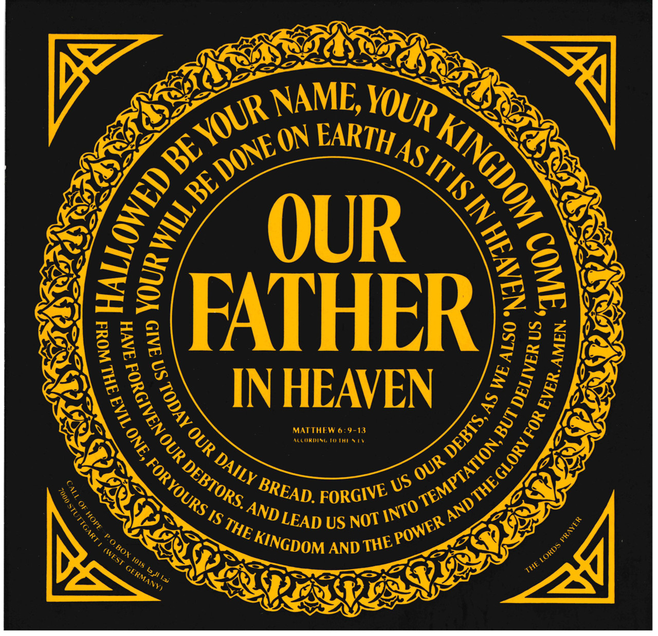 English - Our Father Poster » Multi-Language Media
