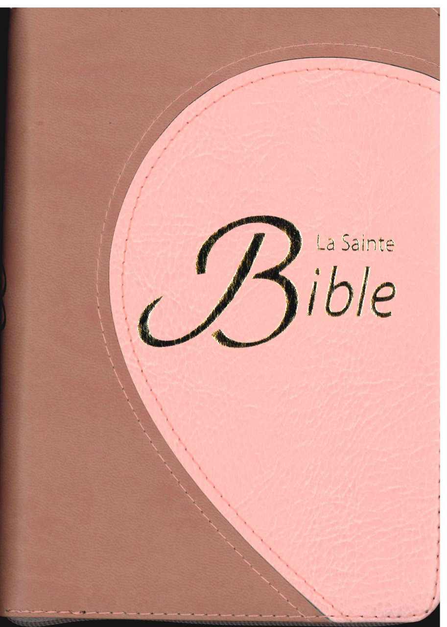 French Bible Segond 1910 salmon bonded leather » Multi-Language Media