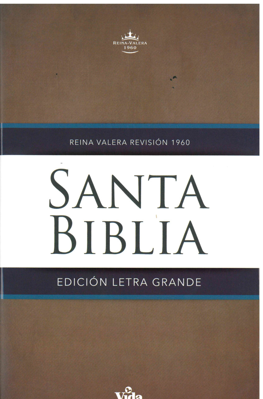 Large Print Bible Hardcover, Spanish (RVR) - RVR60 Santa Biblia Letra ...